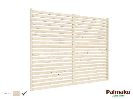 paroi panneau vénitien pour abri palmako connect